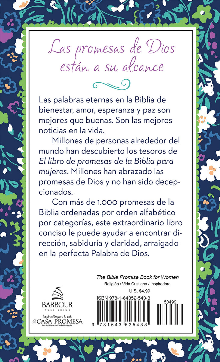 EL LIBRO DE PROMESAS DE LA BIBLIA PARA MUJERES- 1000 PROMESAS DE LA PA ...