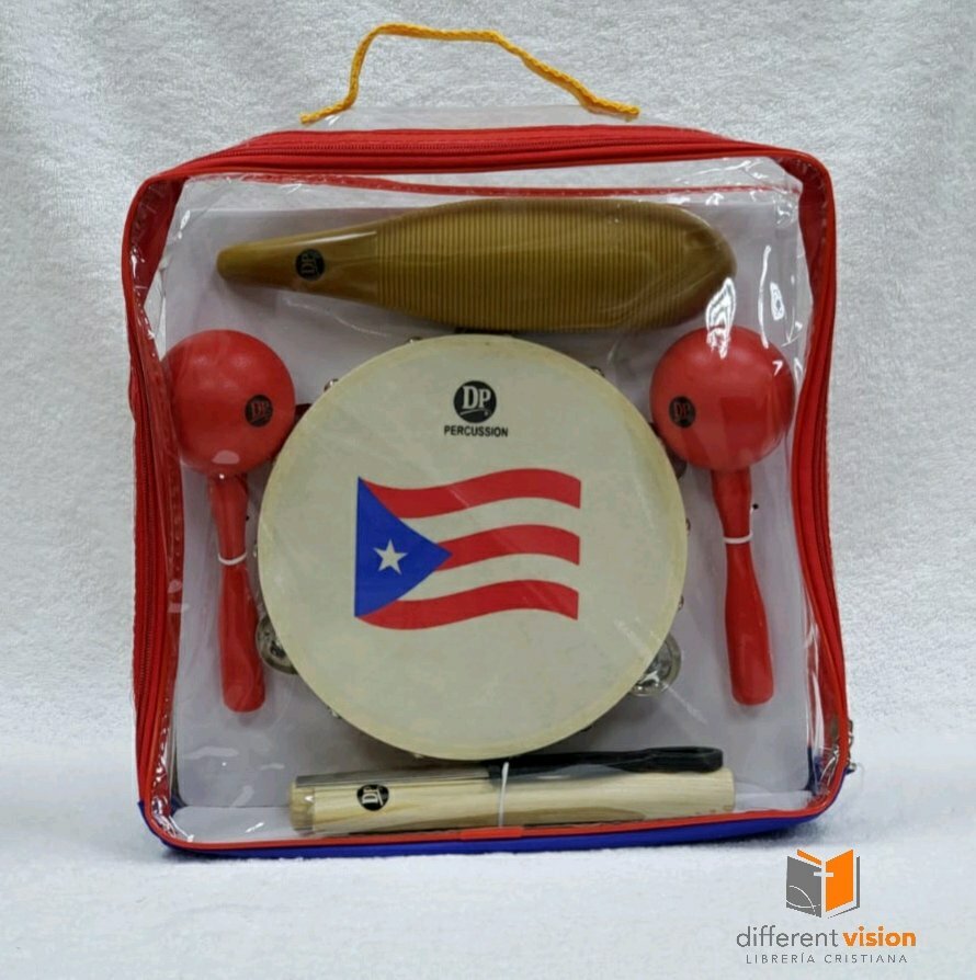 PARRANDA KIT WITH PUERTO RICO FLAG PARTY KIT SET – Librería CDA